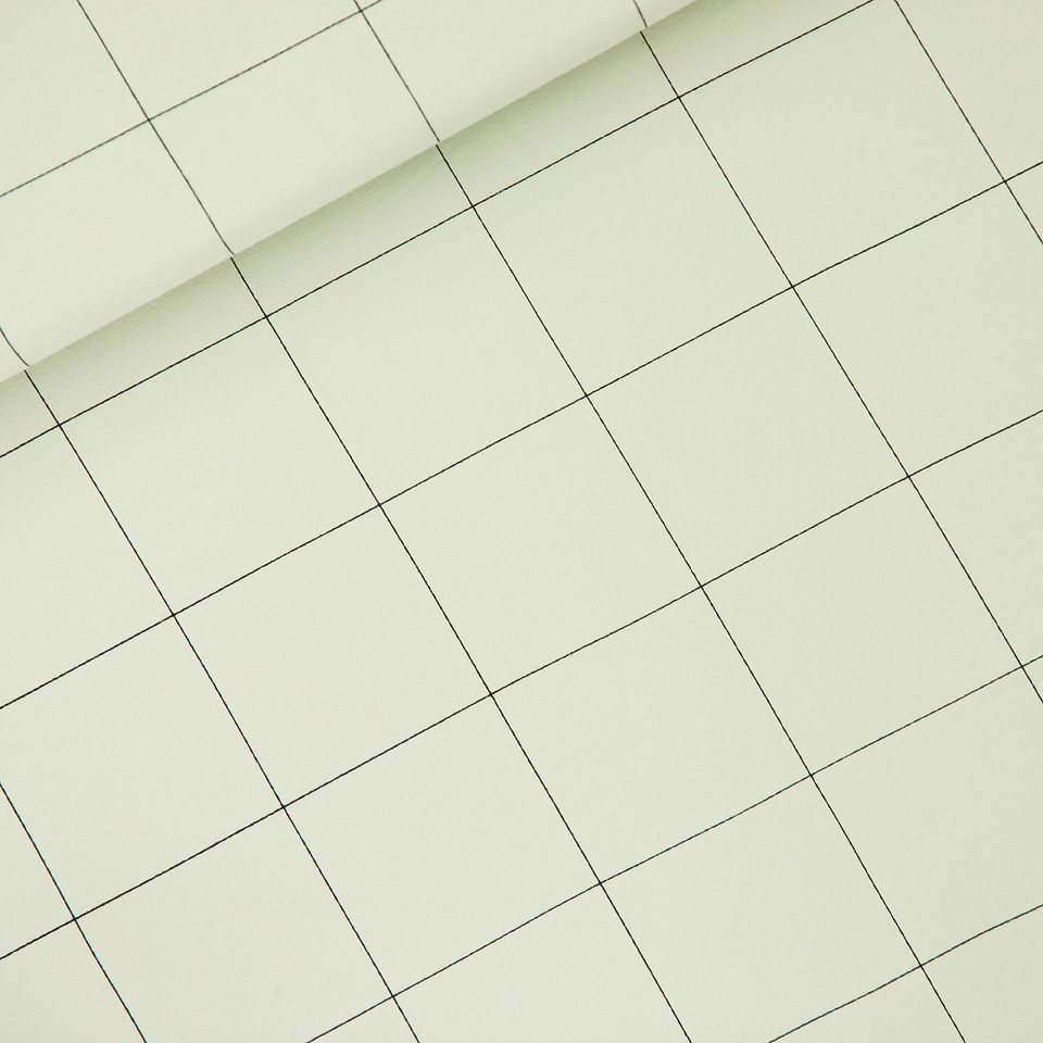 Thin Grid Fog Green French Terry See You At Six Thin Grid Fog Green French Terry See You At Six